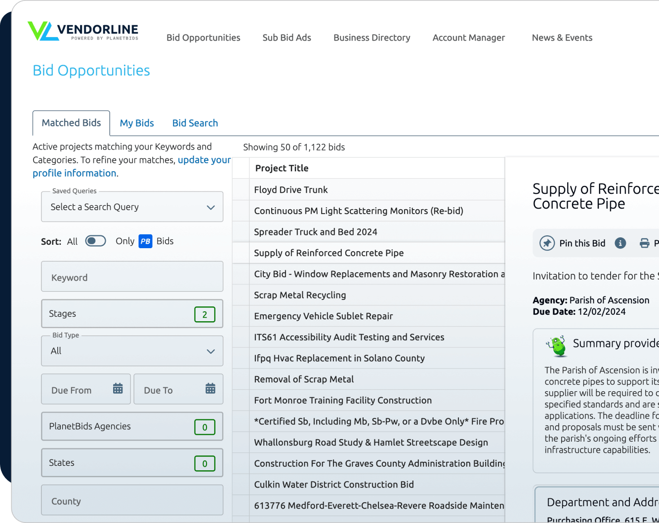 Nationwide Bids | PlanetBids